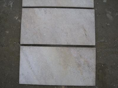 China Off White Quartzite Pavers 60x60cm Natural Stone Flooring Tiles for Patio and Wall Cladding for sale