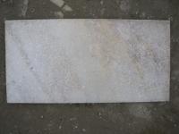 China Off-White Quartzite Floor Tiles 60x60cm Natural Stone Pavers for Indoor Outdoor for sale