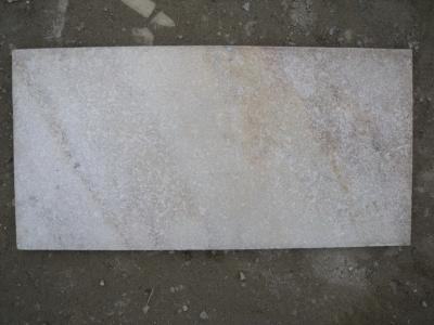 China Off-White Quartzite Floor Tiles 60x60cm Natural Stone Pavers for Indoor Outdoor for sale