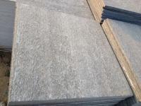 China Black Quartzite Floor Tiles 60x60cm Natural Stone Pavers High Hardness for sale