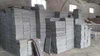 China Black Quartzite Floor Tiles 60x60cm Natural Stone Pavers High Hardness for sale
