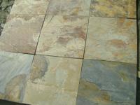 China China Rusty Multicolor Slate Walkway Pavers 30x60cm Natural Split Patio Stones for sale