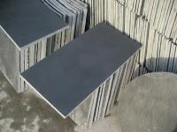 China Honed Black Slate Tiles 30x60cm Slabs 120x240cm Charcoal Slate Wall Tiles Window Sills for sale