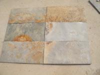 China S1120 Rusty Multicolor Slate Pavers Natural Cleft Patio Stones 30x60cm for sale