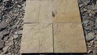 China China Yellow Slate Tiles Natural Stone Pavers 30x60cm Split Surface for Walkway for sale