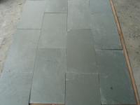 China Green Slate Tiles 30x60cm Natural Split Surface Flooring for Walkway Paving Stone for sale