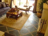 China Green Slate Floor Tiles 30x60cm Natural Split Surface Sawn Edges for Indoor Outdoor Paving for sale