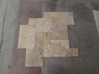 China Travertine Versailles Travertine Pattern Travertine Pavers Coffee Travertine Wall Cladding for sale