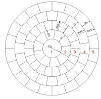 China Chinese Black Slate Circle Medallion Paving Stone Natural Cleft Surface 600mm Diameter for sale