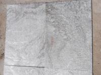 China Green Quartzite Patio Stone Flamed Surface 60x60cm Natural Stone Floor Tile for sale