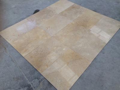 China Beige Travertine Tiles 10mm Natural Stone Pavers for Indoor Outdoor Landscaping for sale