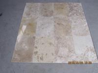 China Coffee Travertine Tiles 10mm Natural Stone Paving for Indoor Outdoor Wall Floor for sale