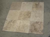 China Coffee Travertine Tiles 10mm Natural Stone Paving for Indoor Outdoor Wall Floor for sale