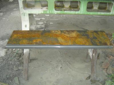 China Rusty Slate Steps Natural Split Bullnose Staircase 2780kg/m3 Density Custom Sizes for sale