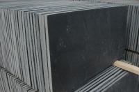 China Natural Cleft Chinese Black Slate Pavers 30x60cm 60x60cm Charcoal Slate Floor Tiles for sale