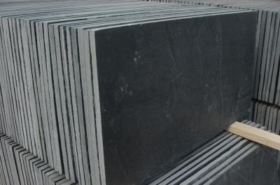 China Natural Cleft Chinese Black Slate Pavers 30x60cm 60x60cm Charcoal Slate Floor Tiles for sale