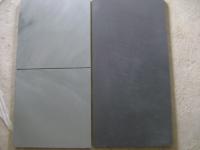 China Black Slate Floor Tile 60x90cm Honed Surface Natural Stone for Indoor Outdoor Wall Tile for sale