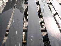 China Black Slate Floor Tile 60x90cm Honed Surface Natural Stone for Indoor Outdoor Wall Tile for sale