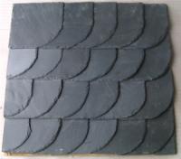 China Dark Grey Black Slate Roof Tiles 400x250mm Natural Split Stone Roofing Material ASTM Certified for sale
