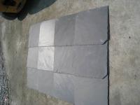 China Dark Grey Black Slate Roof Tiles 400x250mm Natural Split Stone Roofing Material ASTM Certified for sale