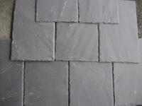 China Grey Slate Roof Tiles 400x200mm Natural Stone Roofing Slate Durable Non-Fading for sale