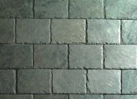 China Light Green Slate Roof Tiles 400x200mm Natural Split Pre-Drilled Durable Non-Fading for sale