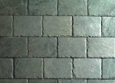 China Light Green Slate Roof Tiles 400x200mm Natural Split Pre-Drilled Durable Non-Fading for sale