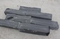 China Natural Fieldstone Black Slate Stone Veneer Slate Ledgestone & Wall Cladding for sale