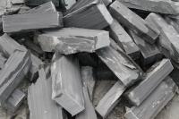 China Natural Fieldstone Black Slate Stone Veneer Slate Ledgestone & Wall Cladding for sale
