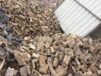 China Sesame Yellow Granite Field Stone Random Veneer Natural Ledgestone 60kg per m2 for sale