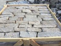 China Sesame Yellow Granite Field Stone Random Veneer Natural Ledgestone 60kg per m2 for sale