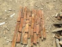 China Rusty Multicolor Slate Field Stone Veneer 60kg per m2 Natural Split Stone Cladding for sale