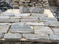China Pink Quartzite Random Stone Veneer Quartzite Field Stone Natural Stone Cladding for sale