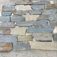 China Natural Quartzite Granite Field Stone Veneer Random Ledger Stone 2-3.5cm Thick for sale