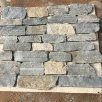 China Natural Quartzite Granite Field Stone Veneer Random Ledger Stone 2-3.5cm Thick for sale