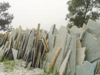 China Yellow Quartzite Random Flagstone Natural Paving Stone 30-50cm Outdoor Flooring for sale