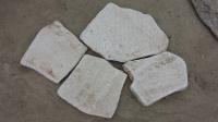 China Snow White Quartzite Random Flagstone,Irregular Flagstone,Flagstone Wall,Landscaping Stone for sale