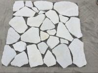 China Snow White Quartzite Random Flagstone,Irregular Flagstone,Flagstone Wall,Landscaping Stone for sale