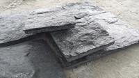 China Black Quartzite Wall Cladding Tile Natural Stone 30x60cm High Hardness for sale