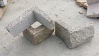 China Yellow Granite Stone Cladding Natural Wall Tiles 10x20cm 2-3.5cm Thickness for sale
