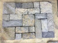 China Blue Quartzite Stone Cladding Natural Wall Tiles Quartzite Retaining Wall 2-3.5cm Thick for sale