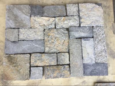 China Blue Quartzite Stone Cladding Natural Wall Tiles Quartzite Retaining Wall 2-3.5cm Thick for sale