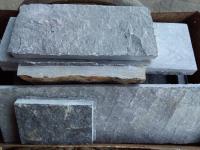China Blue Quartzite Stone Cladding Natural Wall Tiles Quartzite Retaining Wall 2-3.5cm Thick for sale