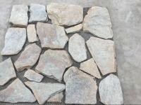 China Tumbled Rustic Quartzite Random Flagstone 2-3.5cm Thick for Wall and Flooring for sale