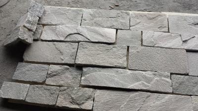 China Pink Quartzite Wall Tiles Natural Stone Cladding Retaining Wall 10x20cm L Corner Stone for sale