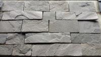 China Pink Quartzite Wall Tiles Natural Stone Cladding Retaining Wall 10x20cm L Corner Stone for sale