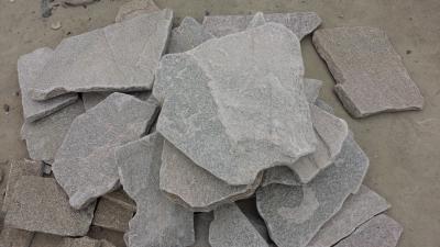 China Tumbled Pink Quartzite Random Flagstone Crazy Stone Irregular Flagstone Landscaping Stone for sale