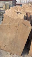 China Pink Sandstone Random Flagstone Crazy Stone Irregular Flagstone Landscaping Stones for sale