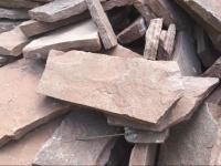 China Red Sandstone Random Flagstone Irregular Flagstone Crazy Stone Flagstone Patio for sale