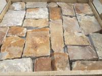 China Marble Random Flagstone Irregular Flagstone Crazy Stone Landscaping Stones for sale